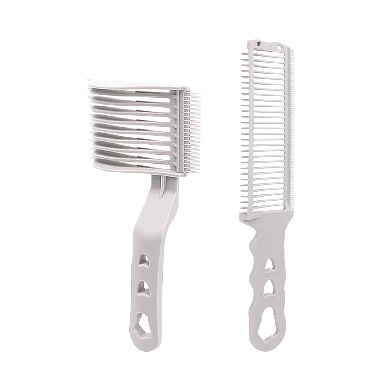GoldHub 2Pcs Barber Fade Comb Anti-static Men Curved Blending Flat Top ...