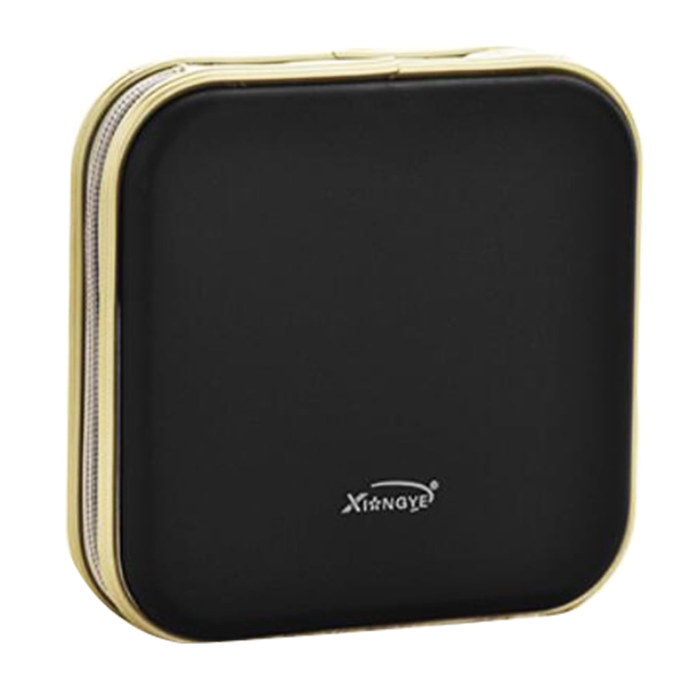 GoldHub 40 CD DVD Discs Square Carry Storage Case Organizer Holder ...