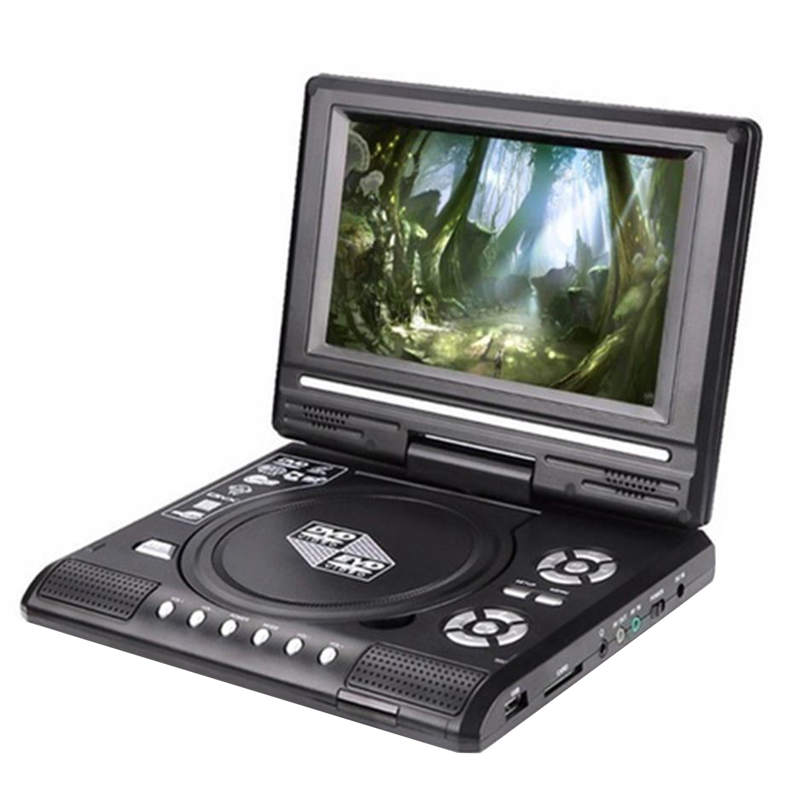 GoldHub 7 8 Inches DVD Rechargeable USB Port 180 Degree Rotation LCD ...
