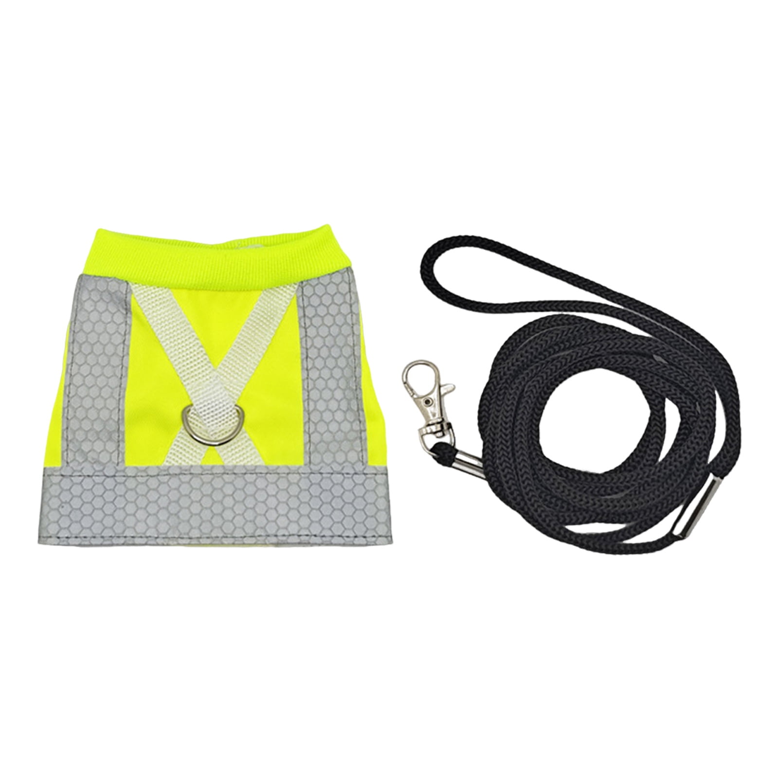 GoldHub Bird Flight Harness Vest Parrot Suit with Leash Reflective Vest ...