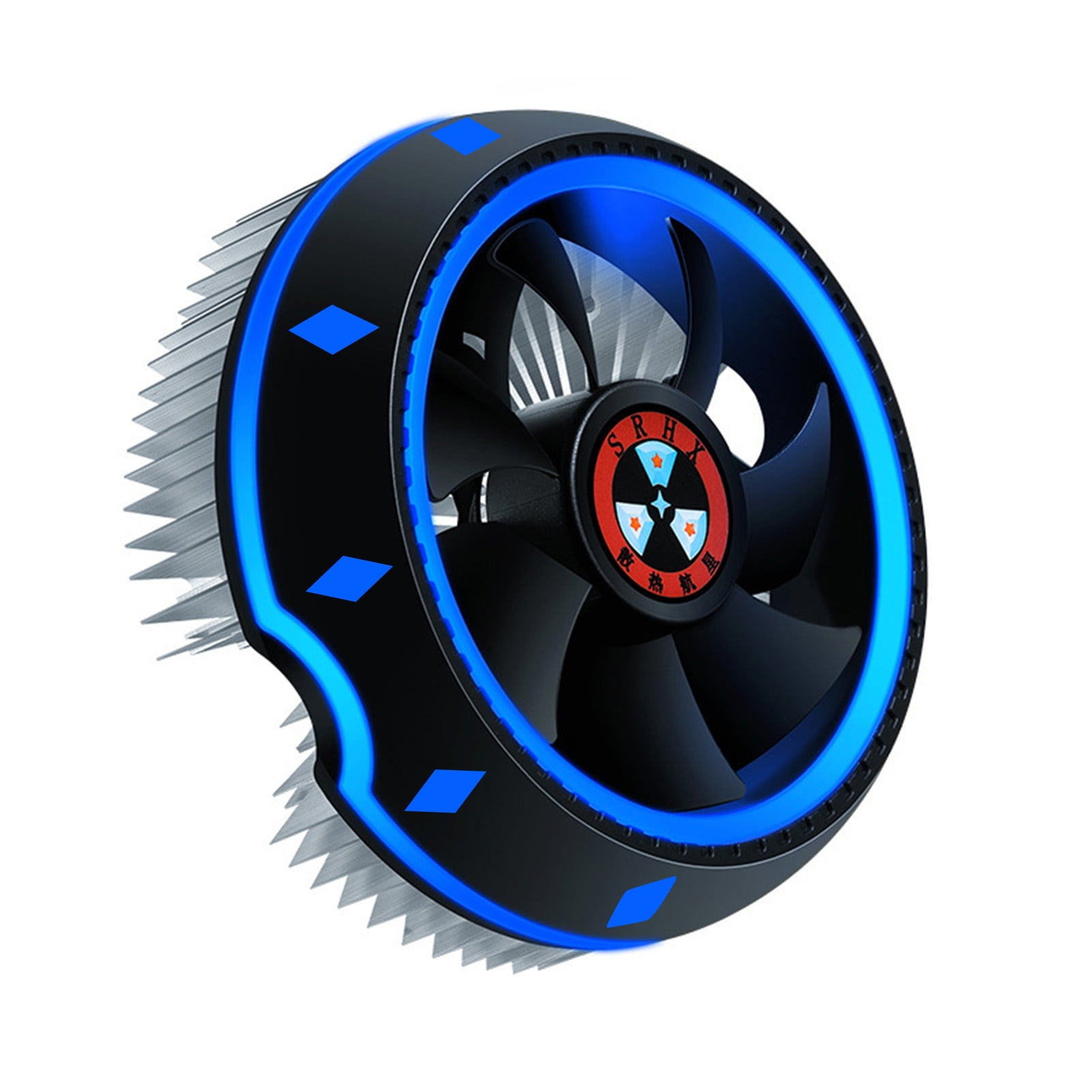 GoldHub CPU Cooler RGB Lights Large Air Volume Mute Hydraulic Bearing ...