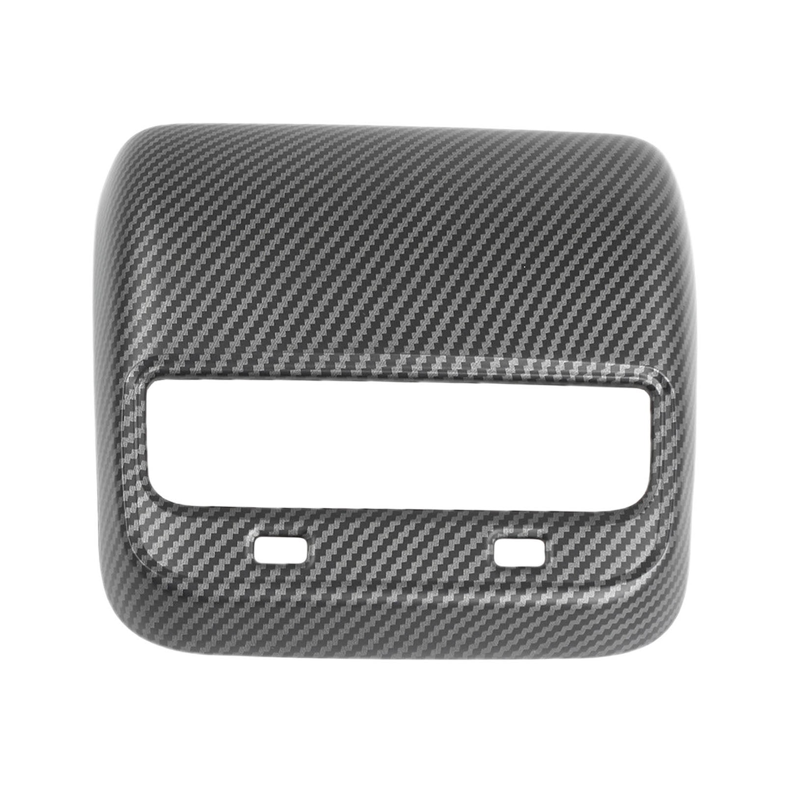 GoldHub Car Rear Air Vent Outlet Cover Carbon Fiber Pattern AC Vents ...