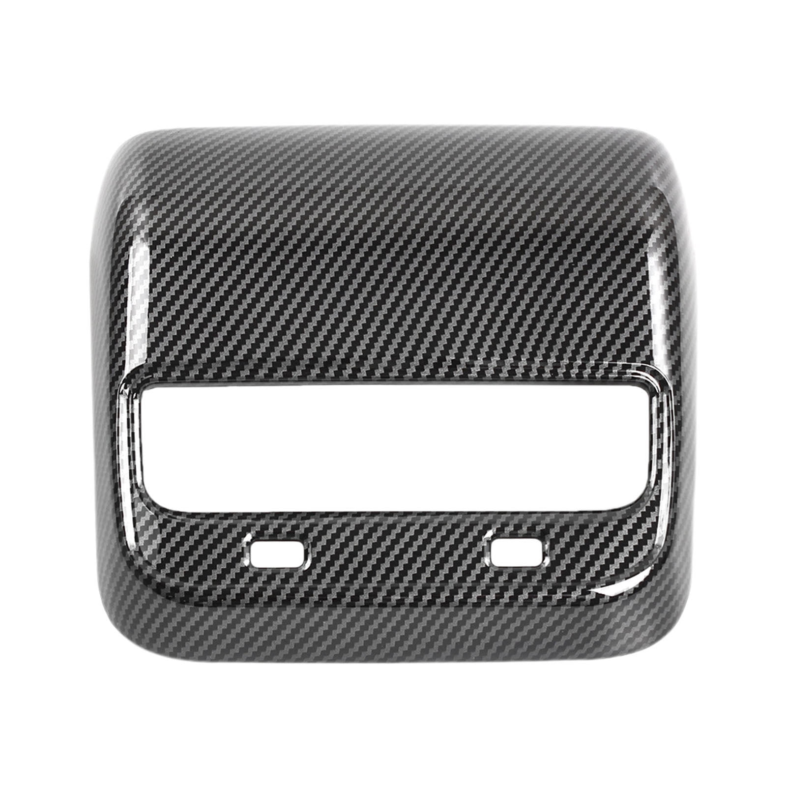 GoldHub Car Rear Air Vent Outlet Cover Carbon Fiber Pattern AC Vents ...