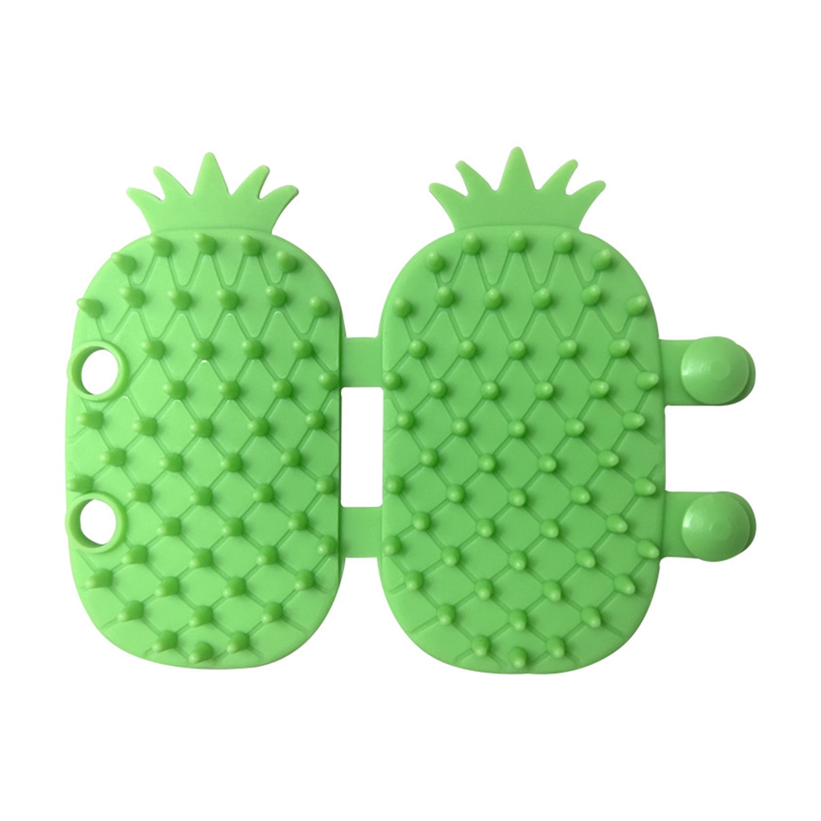 GoldHub Cat Hair Removal Massage Brush Pineapple Cat Ear Shape Table ...