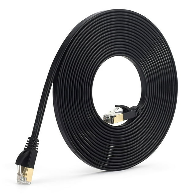 GoldHub Cat7 Ethernet Cable Flat High Speed 10Gbps RJ45 LAN Internet ...