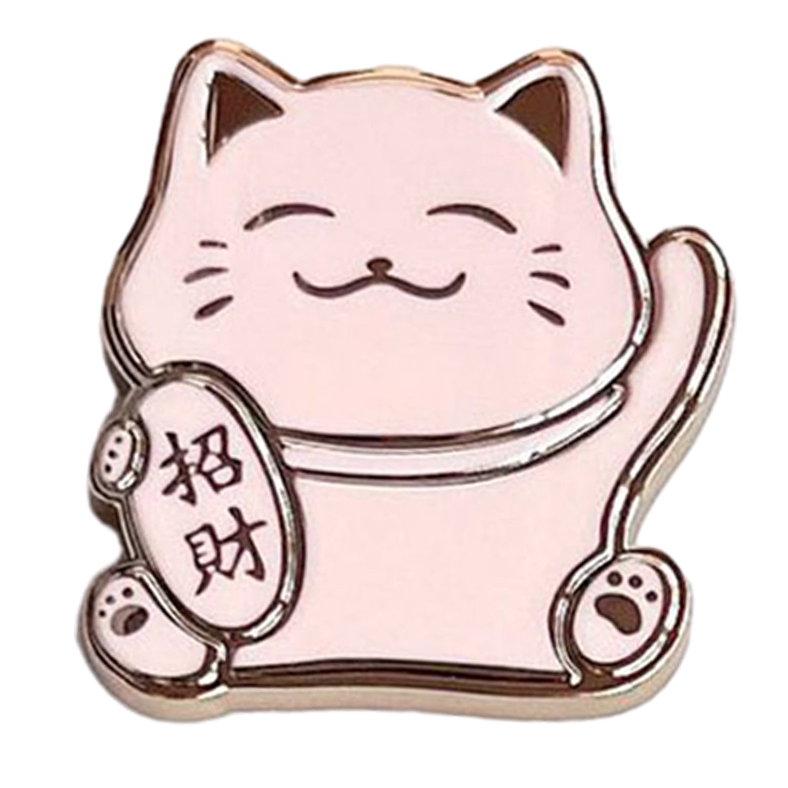 GoldHub Cell Phone Shell Stand Lucky Cat Shape Foldable Universal Candy ...