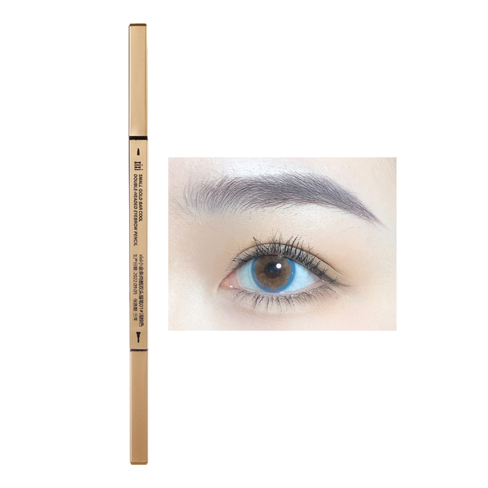 GoldHub Eyebrow Pencil with Brush Professional Waterproof Sweat-proof Eye Brow Liner Long ...