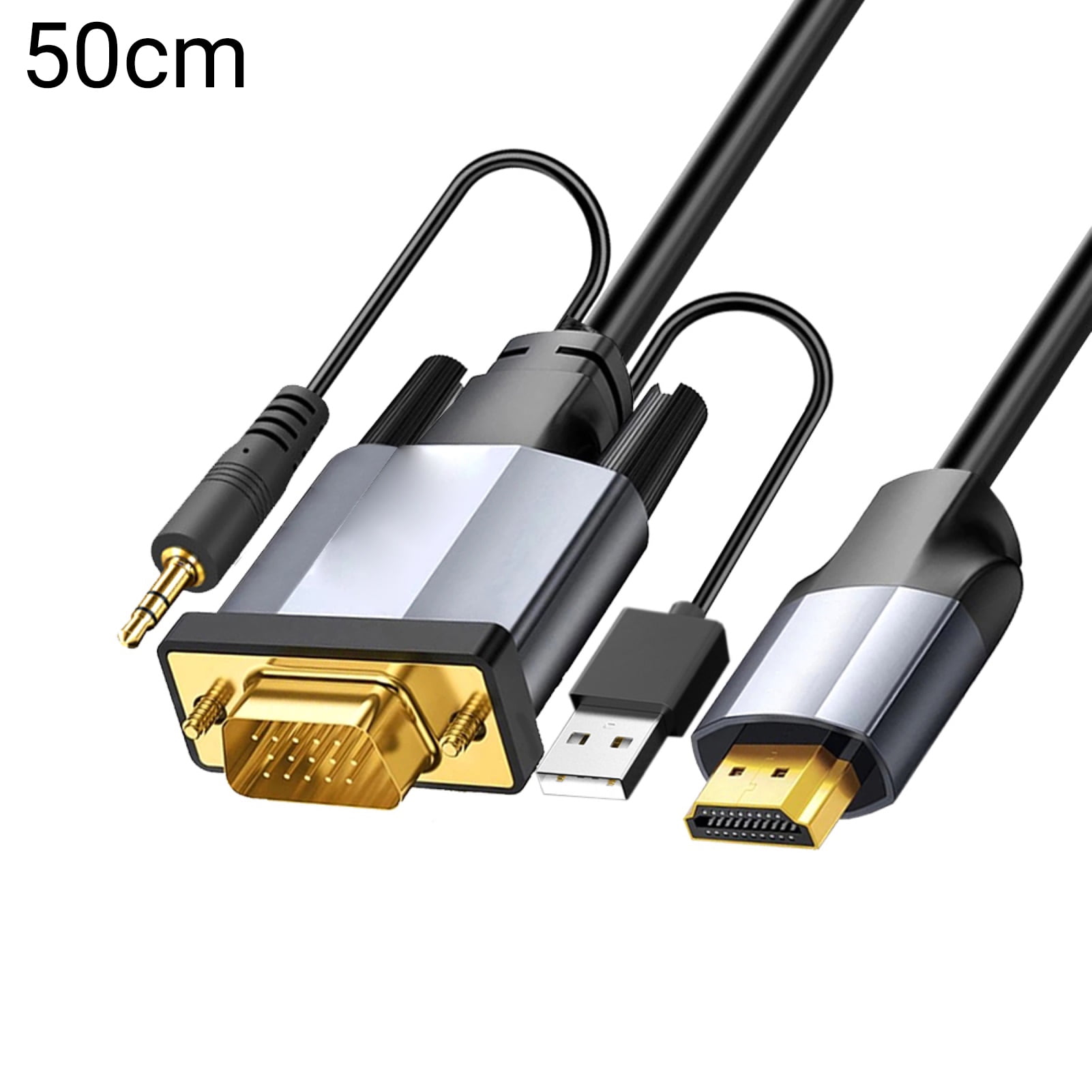 GoldHub -compatible to VGA Adapter Cable Gold-plated High Resolution ...