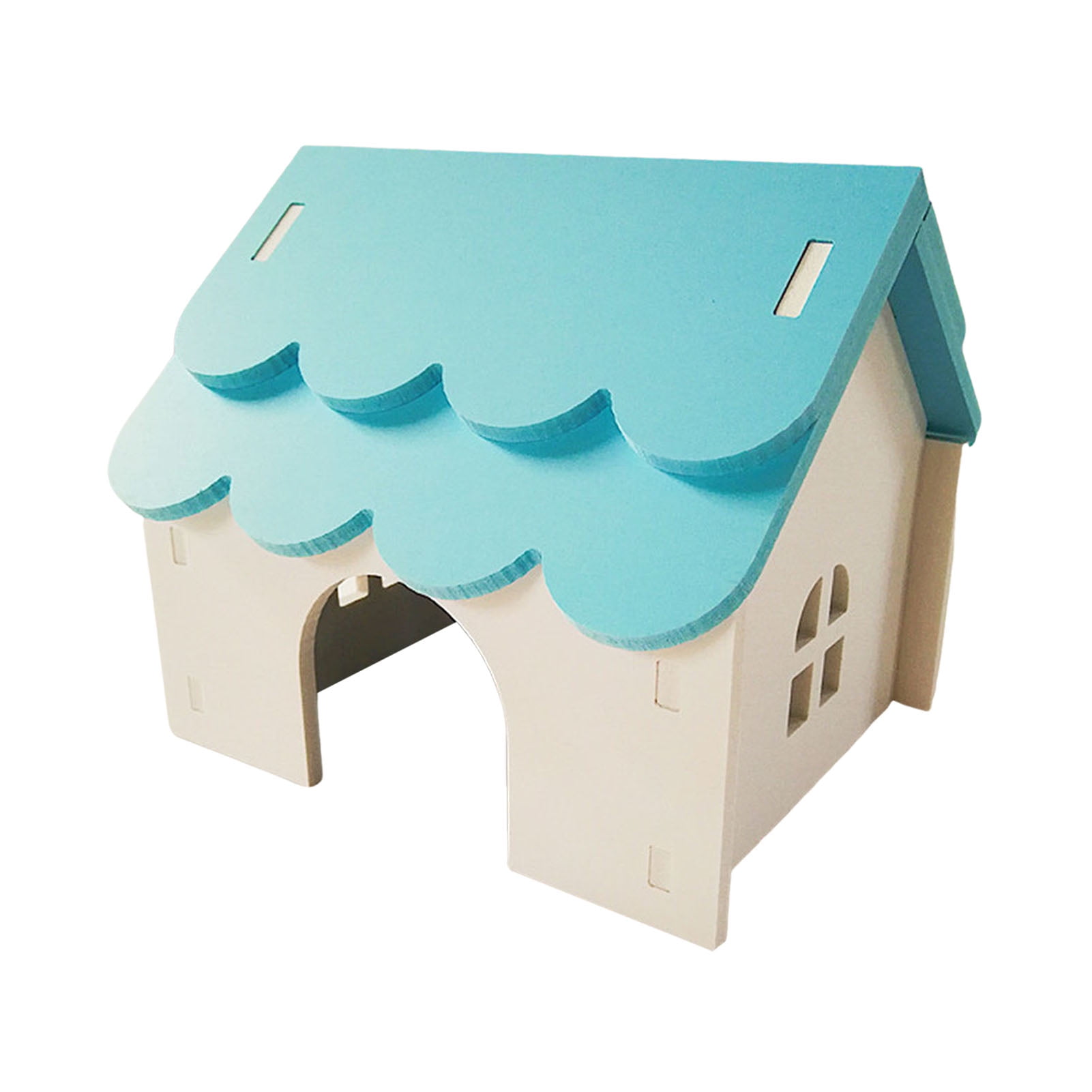 GoldHub Hamster House Toy Pet Small Animal Hideout Hut with Porous ...