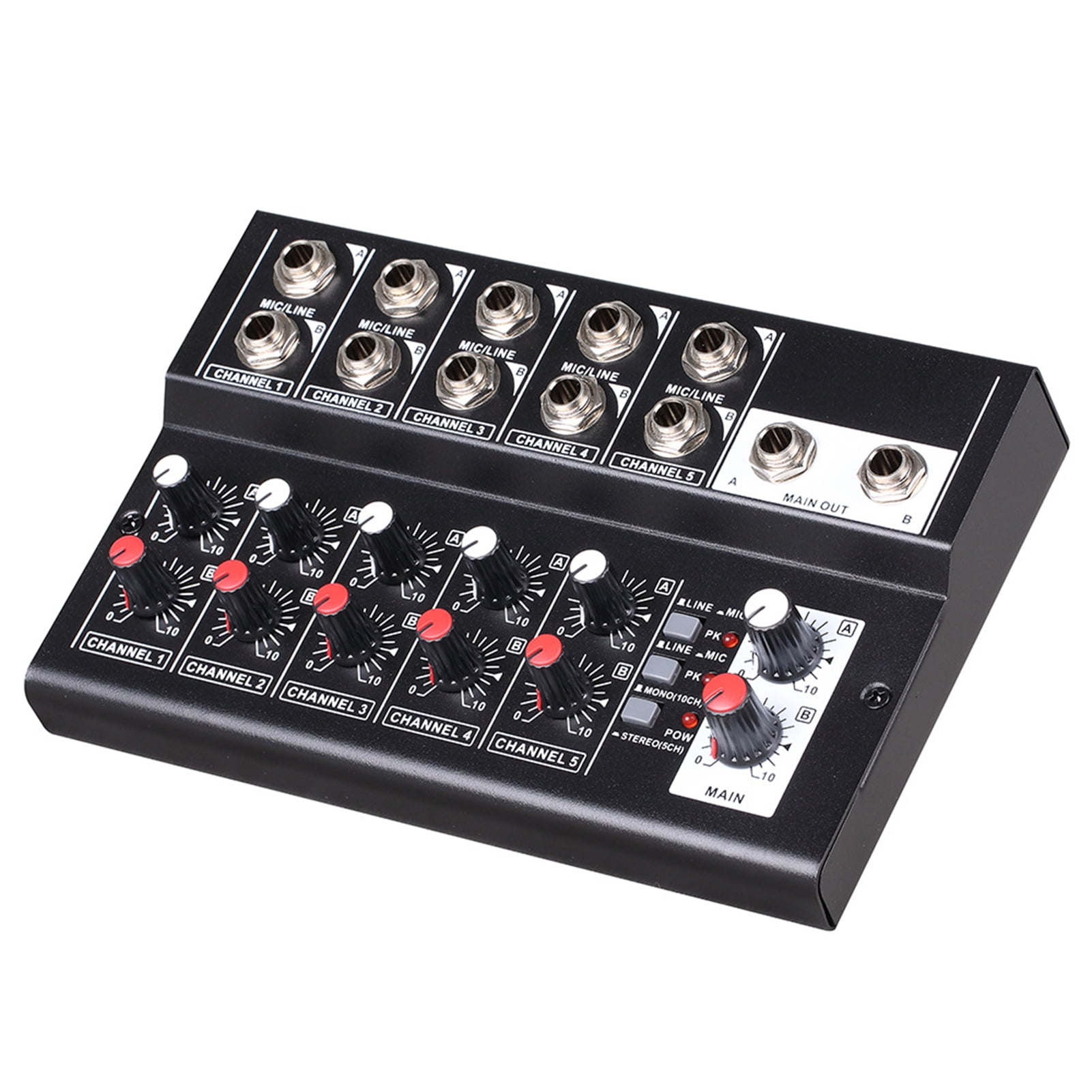 GoldHub MIX5210 Sound Console Professional 10 Channel Portable DJ ...