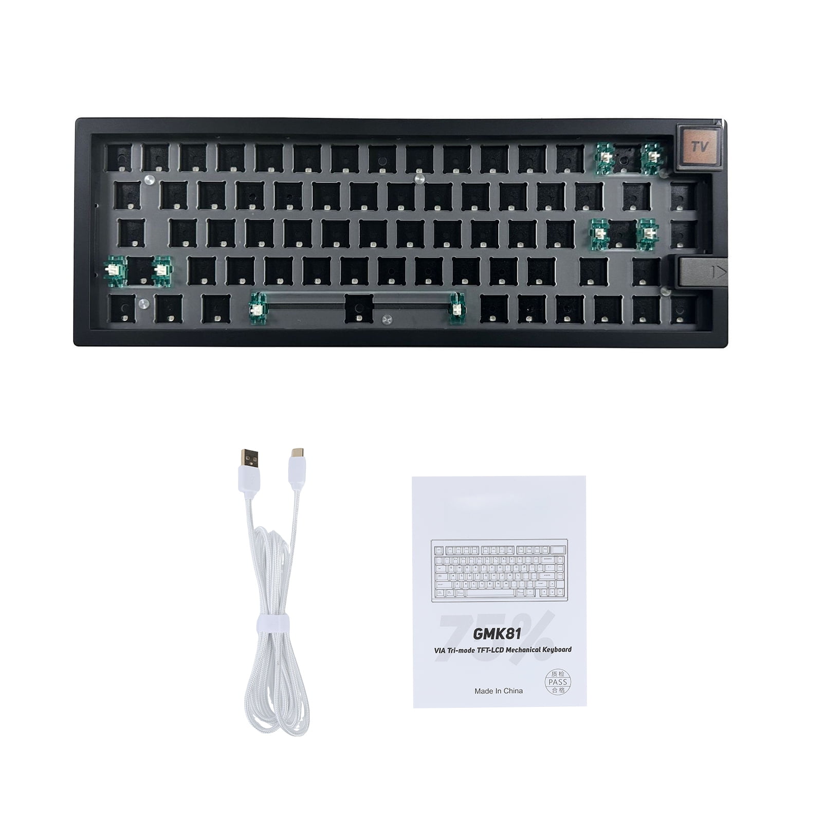 GoldHub Mechanical Keyboard Kit with Receiver Bluetooth-compatible/2 ...