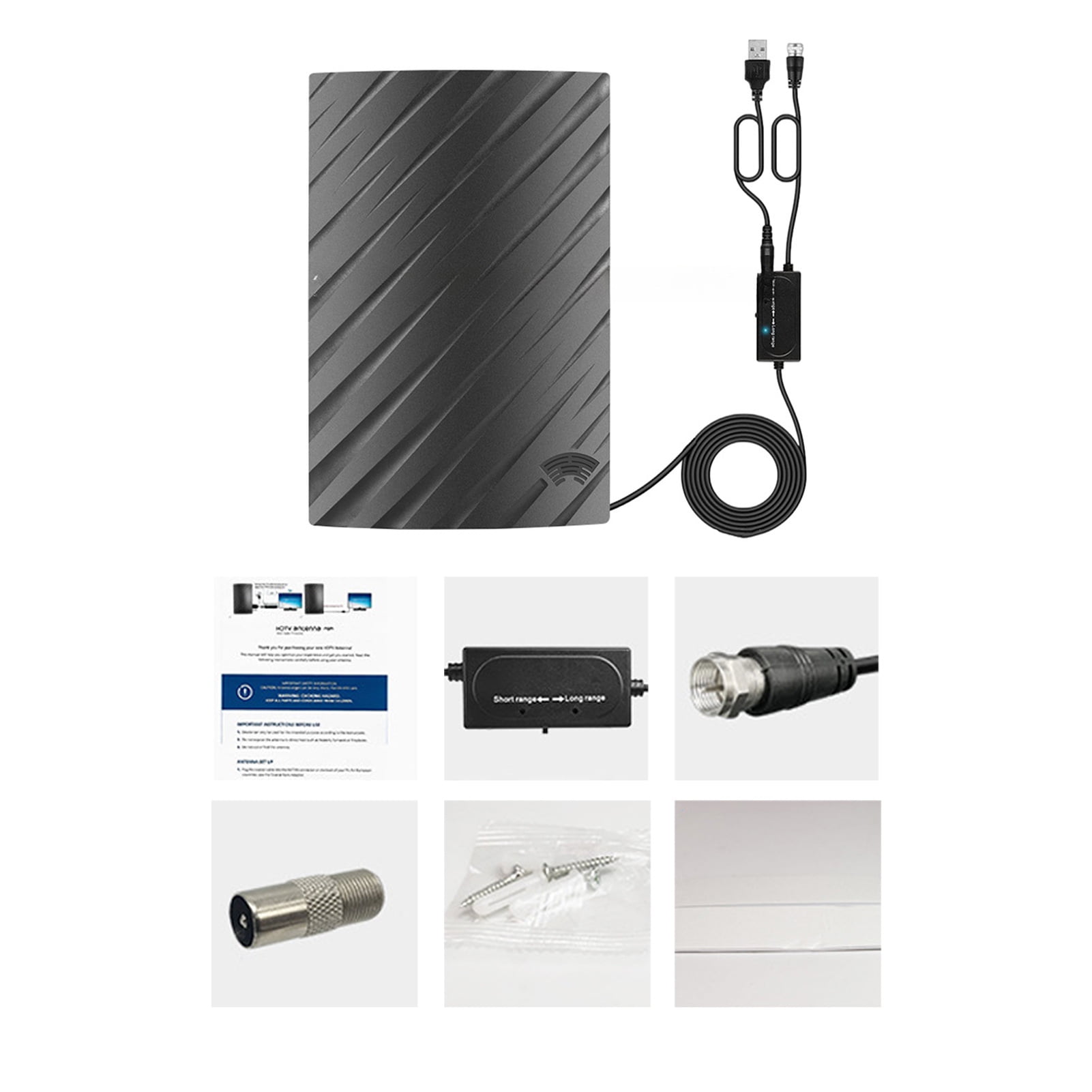 GoldHub Powerful 4K HD-Compatible TV Antenna Signal Booster Wide Reception Range Household DVB ...