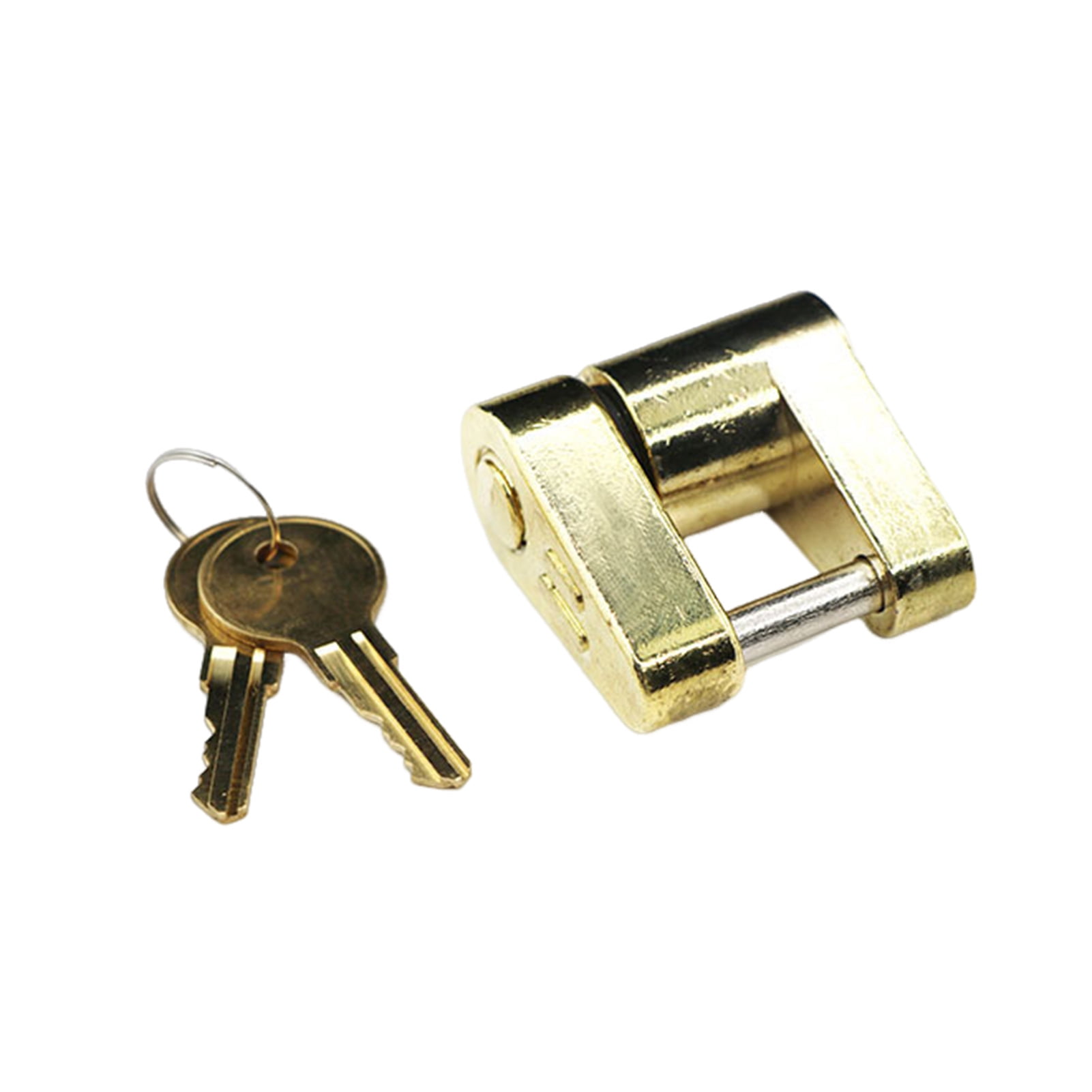 GoldHub Trailer Coupler Lock with Keys Rustproof Corrosion Resistant ...