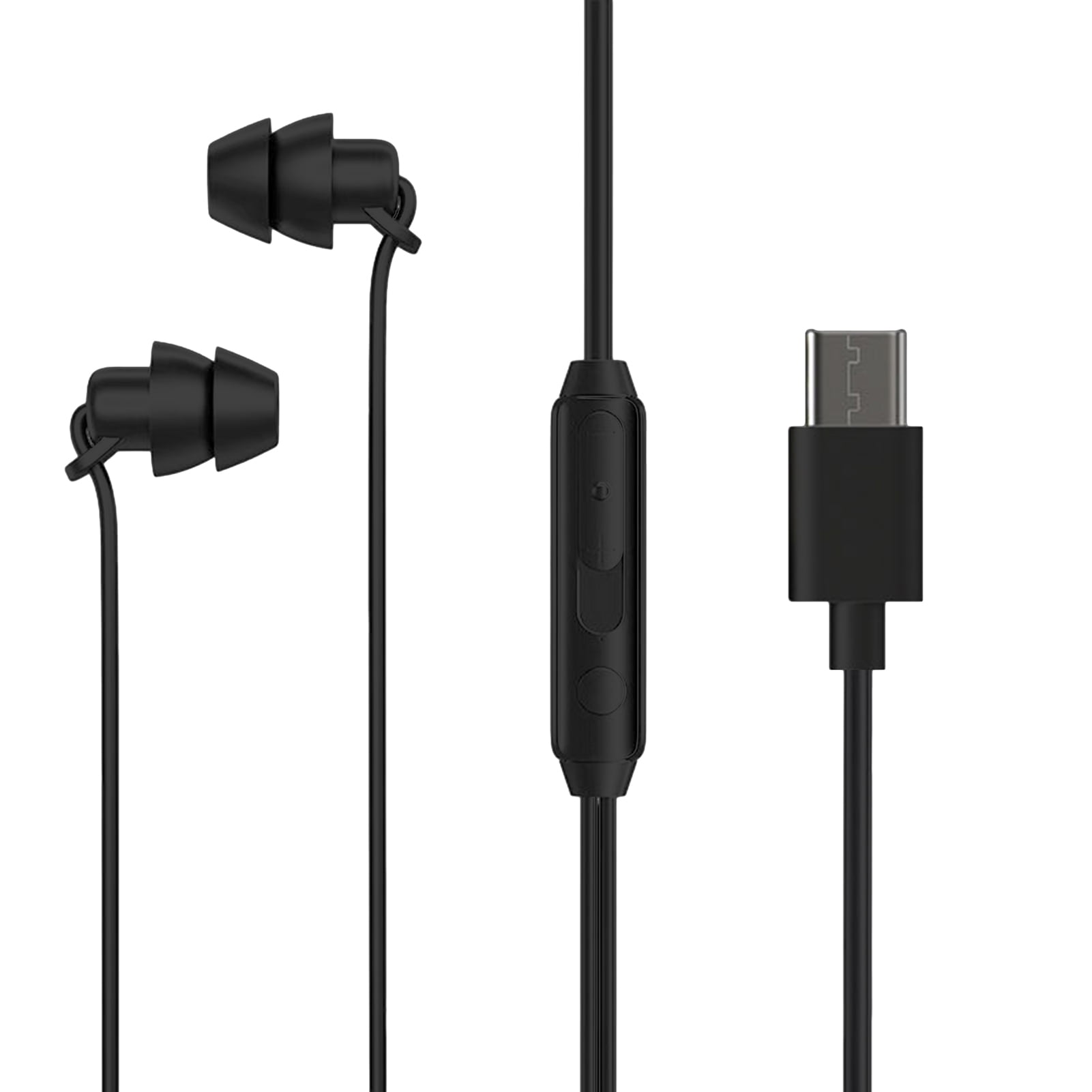 GoldHub Type-C In-Ear Wired Headphones with Mic High-Quality Sound ...