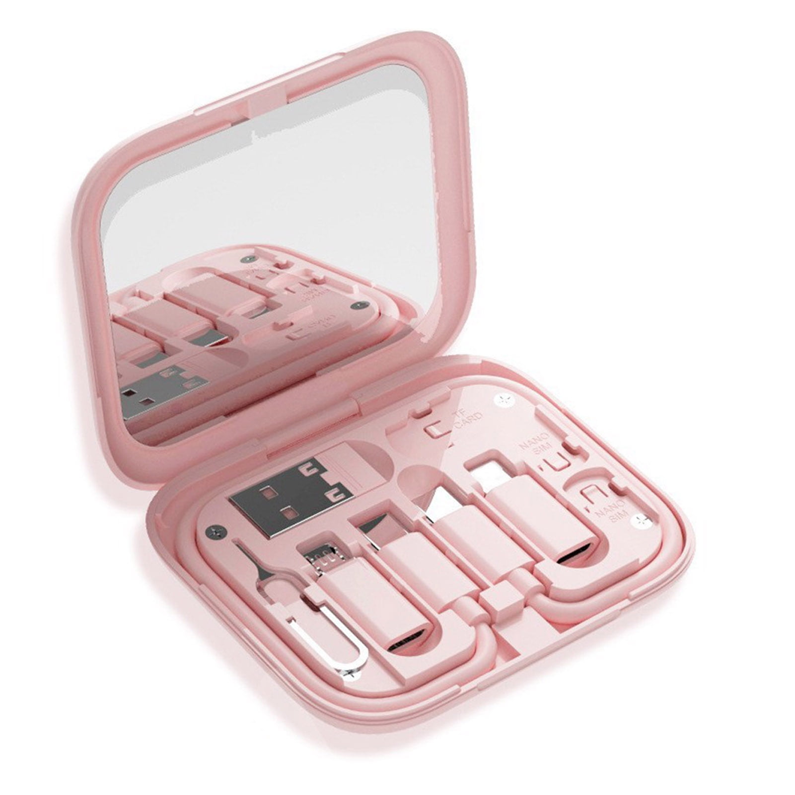 GoldHub USB Adapter Multi Charging Cable Case Data Cable Case with ...