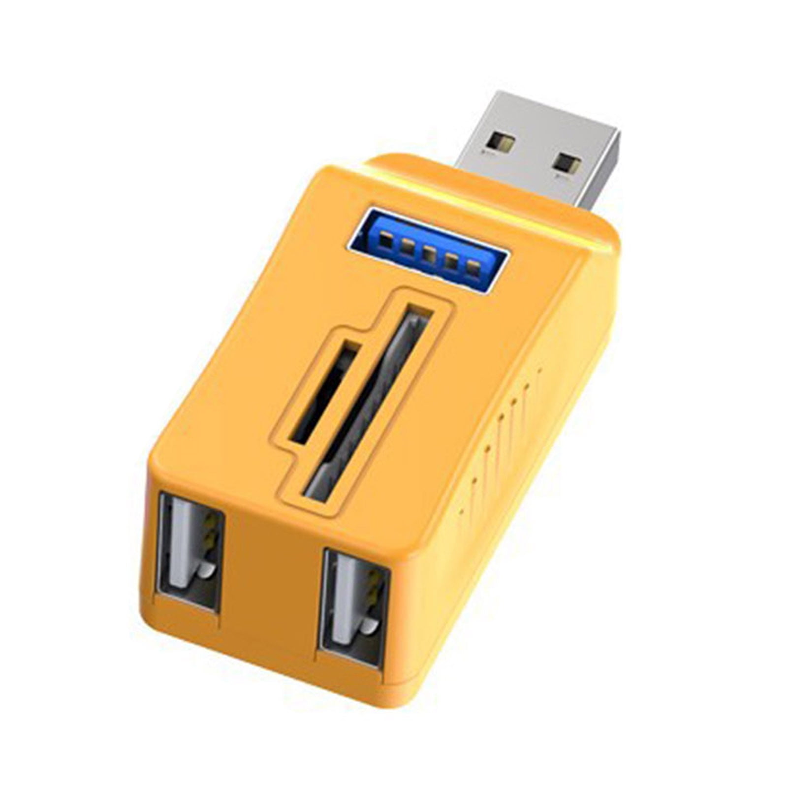 GoldHub USB Card Reader Adapter Multi Ports USB Hub Expansion Splitter ...