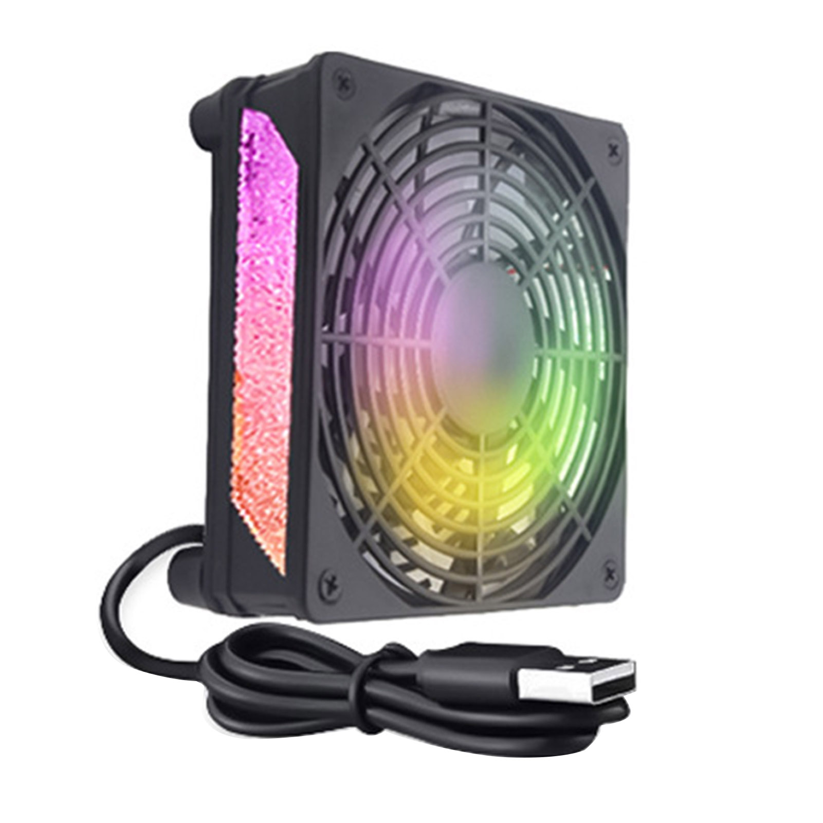 GoldHub USB Computer Cooling Fan Mini Single/Dual Fan 1800RPM Mute Heat ...