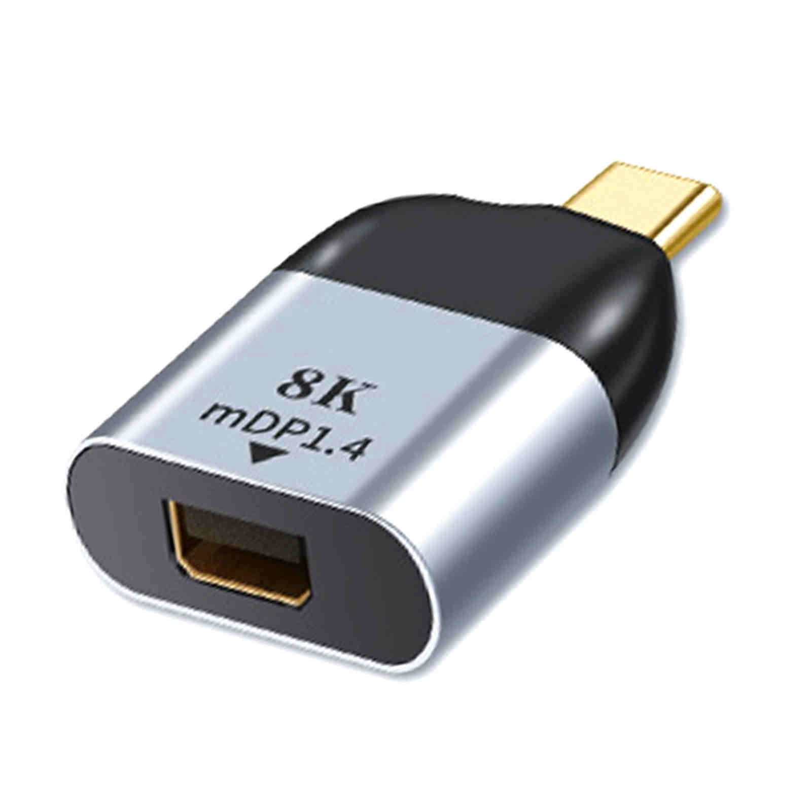 GoldHub USB Type C to Mini DP Displayport 8K 60HZ Converter Adapter for ...