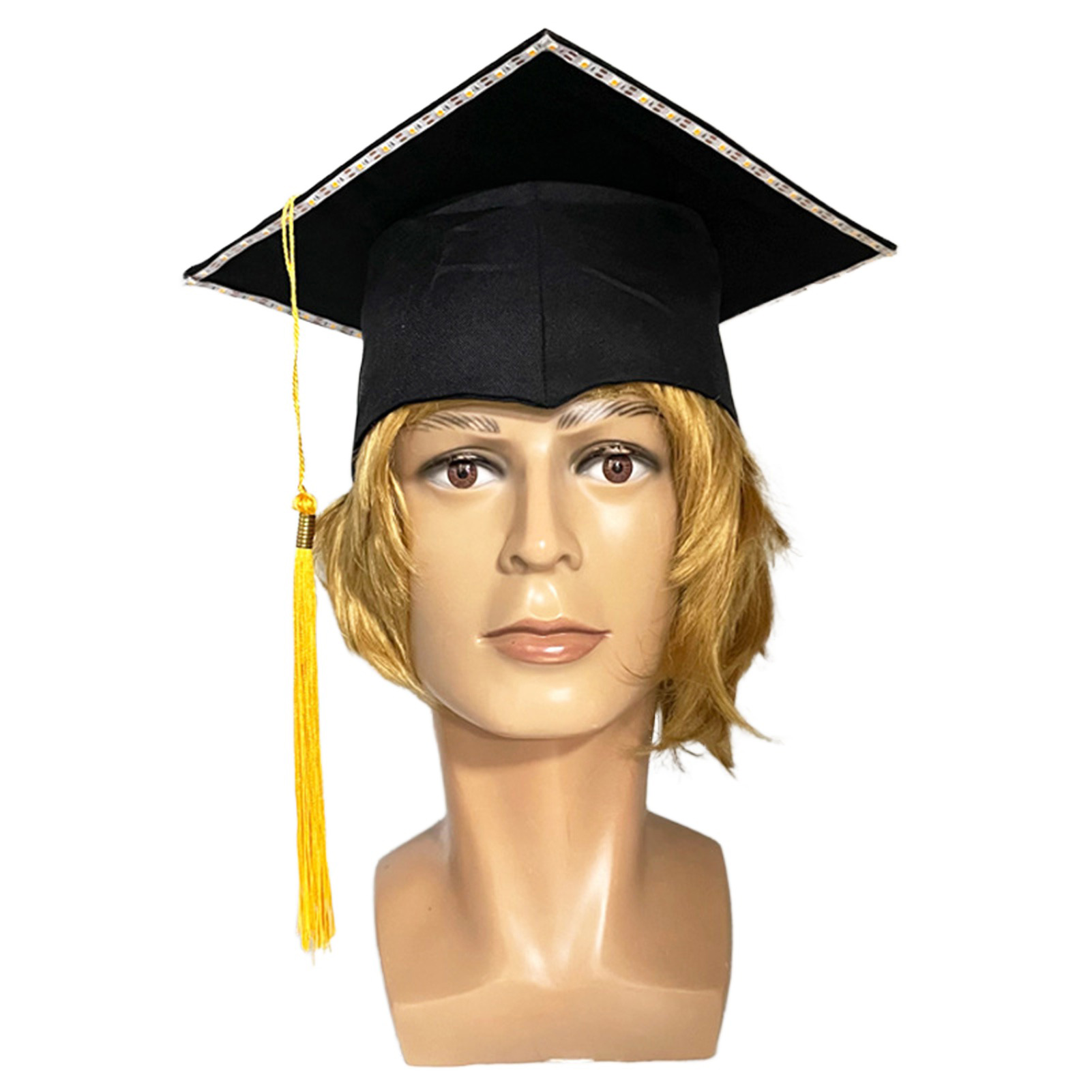 GoldHub Unisex Bachelor Cap with Tassel LED Luminous High School ...