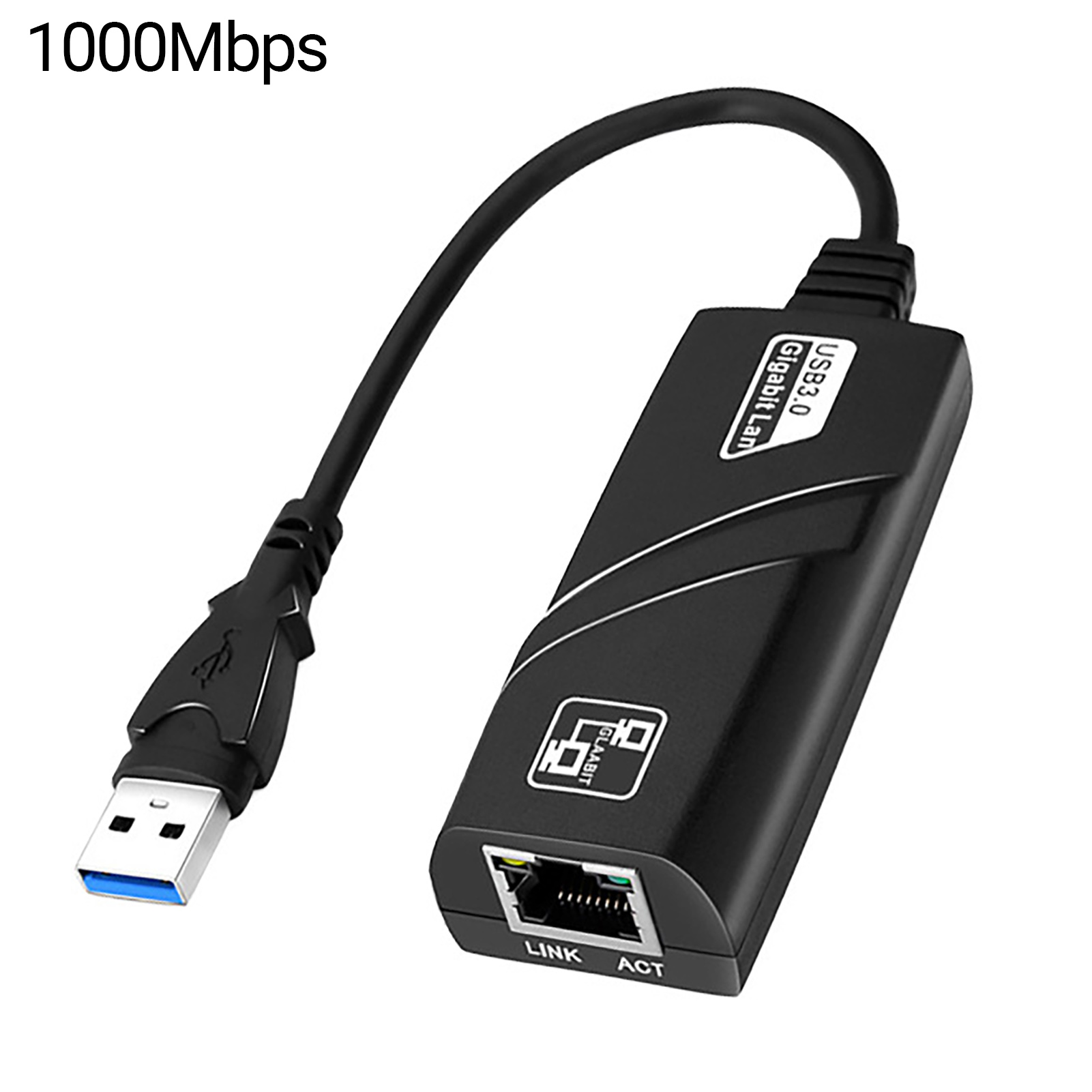 GoldHub Wired Network Card High-speed Stable Output Plug Play USB 3.0 ...