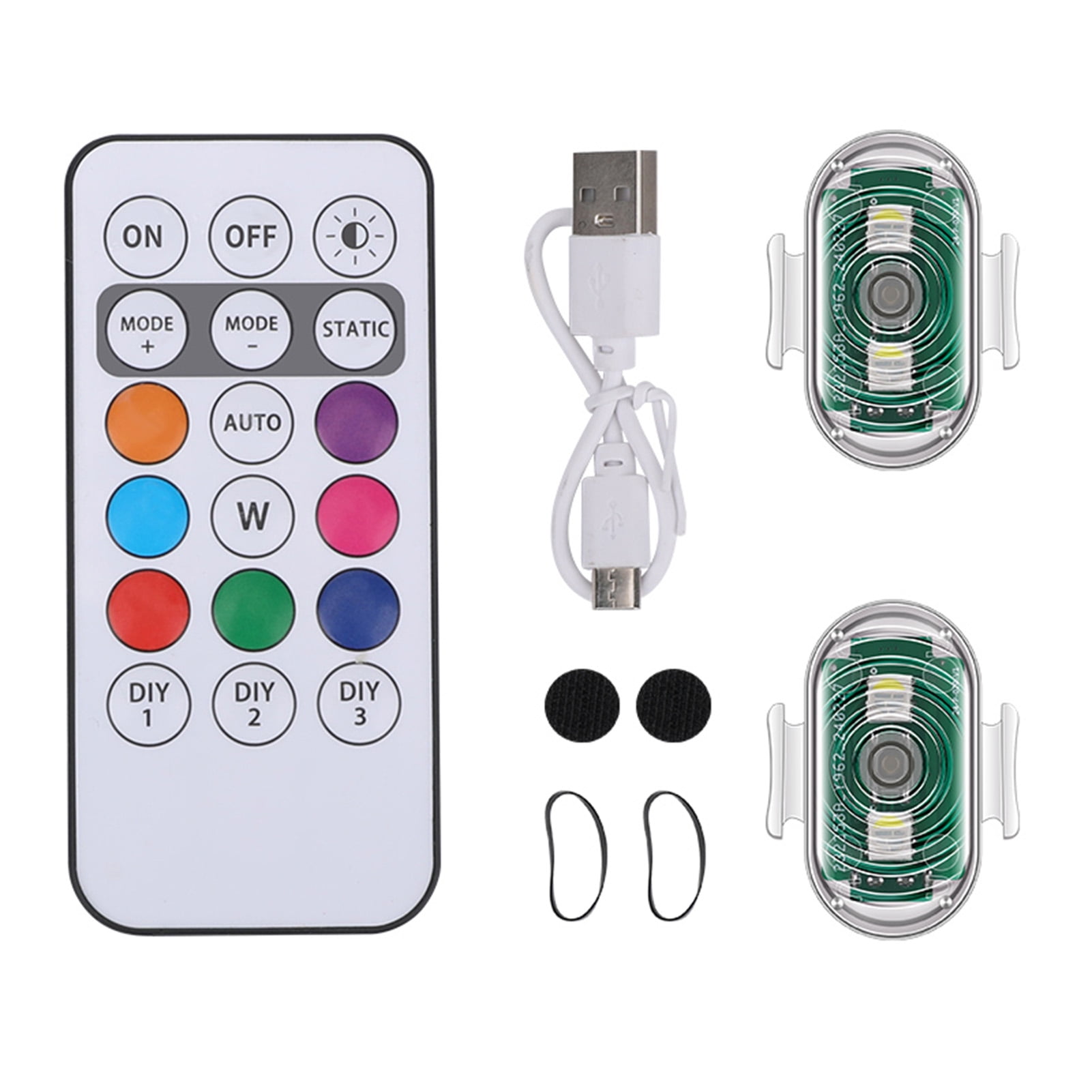 GoldHub Wireless LED Strobe Light with Remote Control Multiple Lighting ...