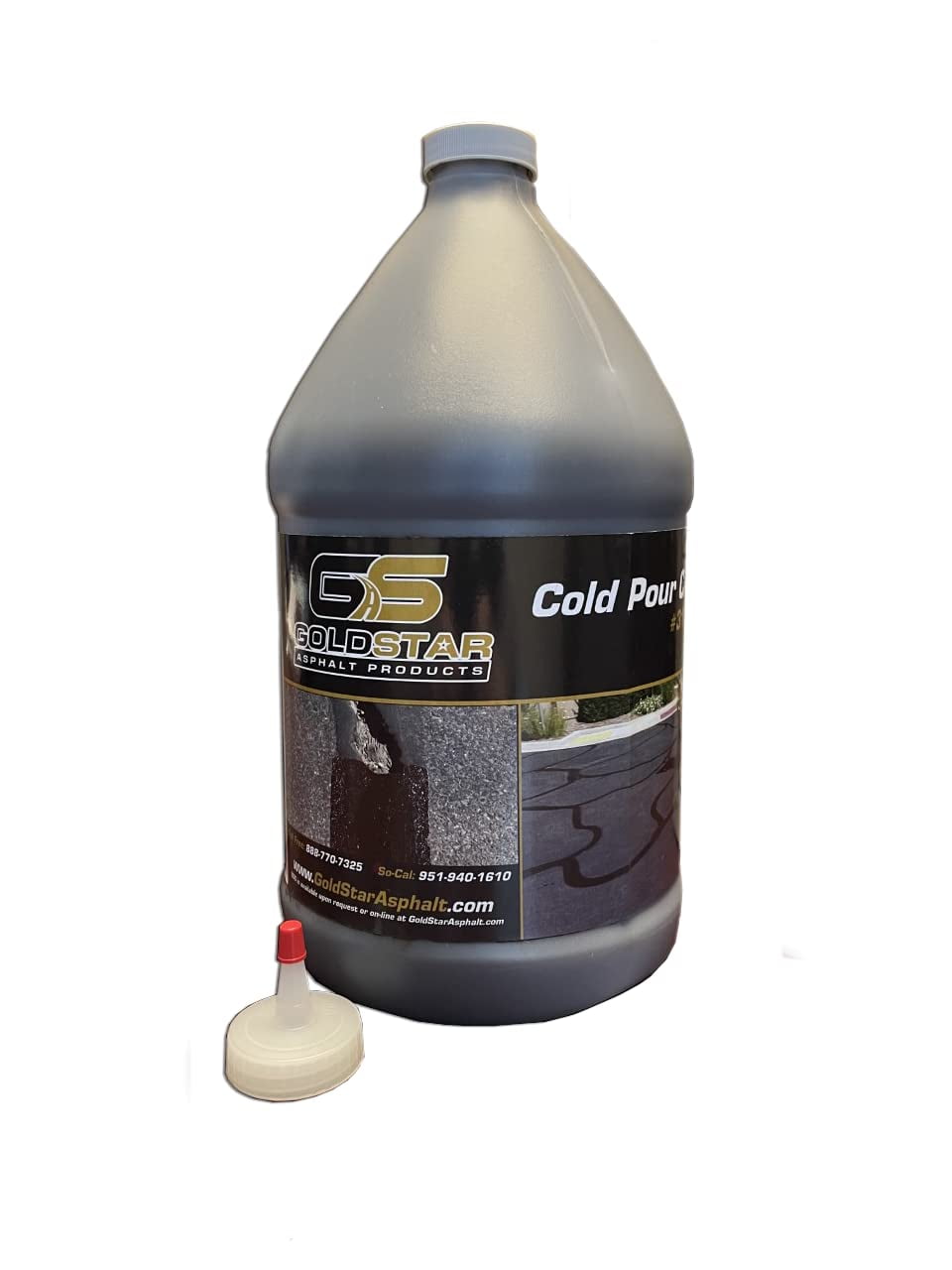 GoldStar Cold Pour Crack Filler 1 Gallon Jug - Walmart.com