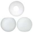 GoldSwift Clear Frosted Round Sphere Glass Lamp Shade Replacement Globe ...