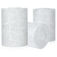 GoldSwift Frosted White Linen Glass Lamp Shade Replacement Globe Cover ...