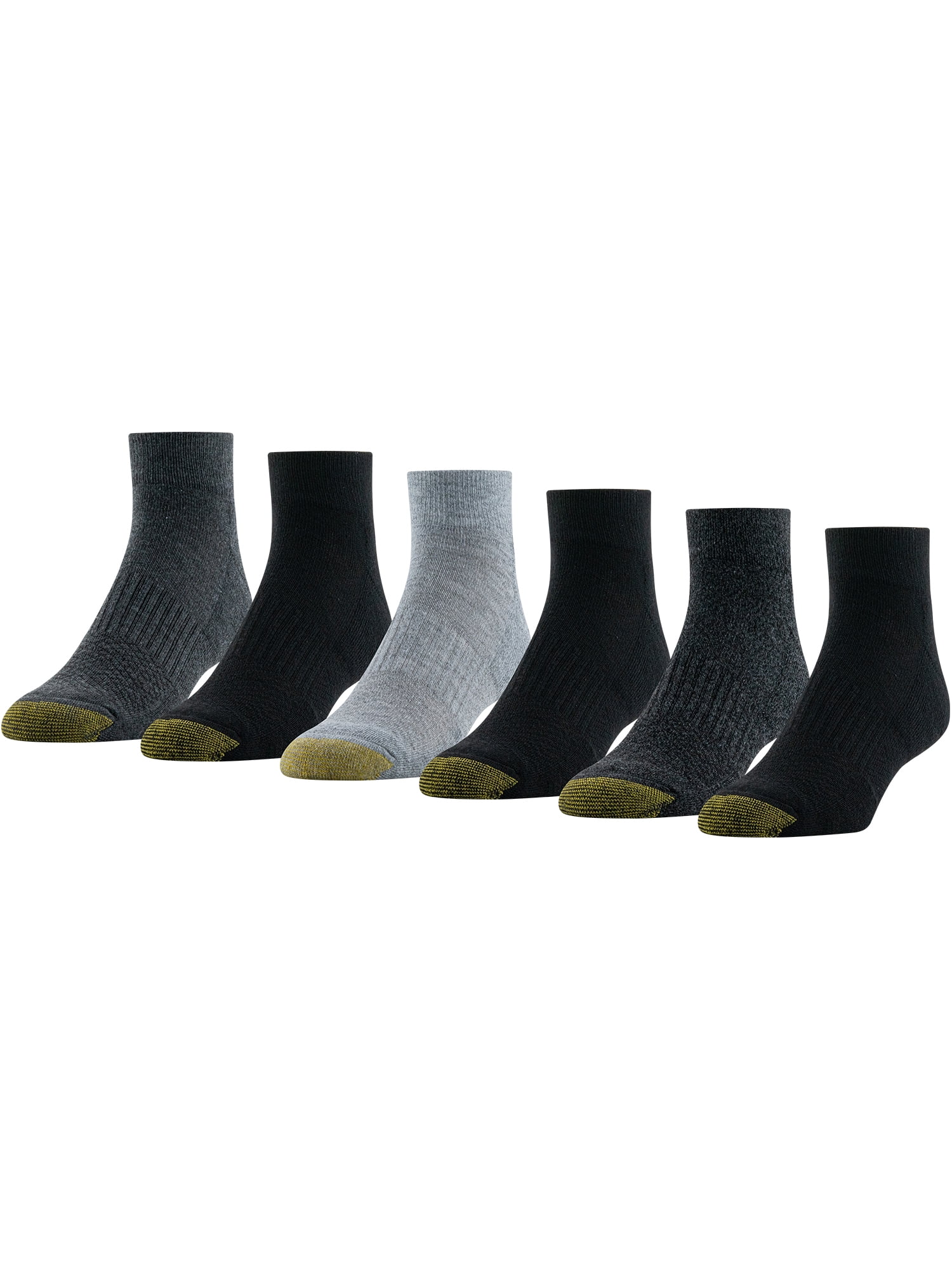 GOLDTOE Edition Mens Cushion Ankle Socks, 6-Pack - Walmart.com