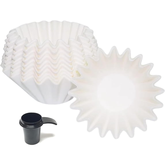 GoldTone 100-Pack Coffee Filters, 1-2 Cup Basket for Mini Mr Coffee ...