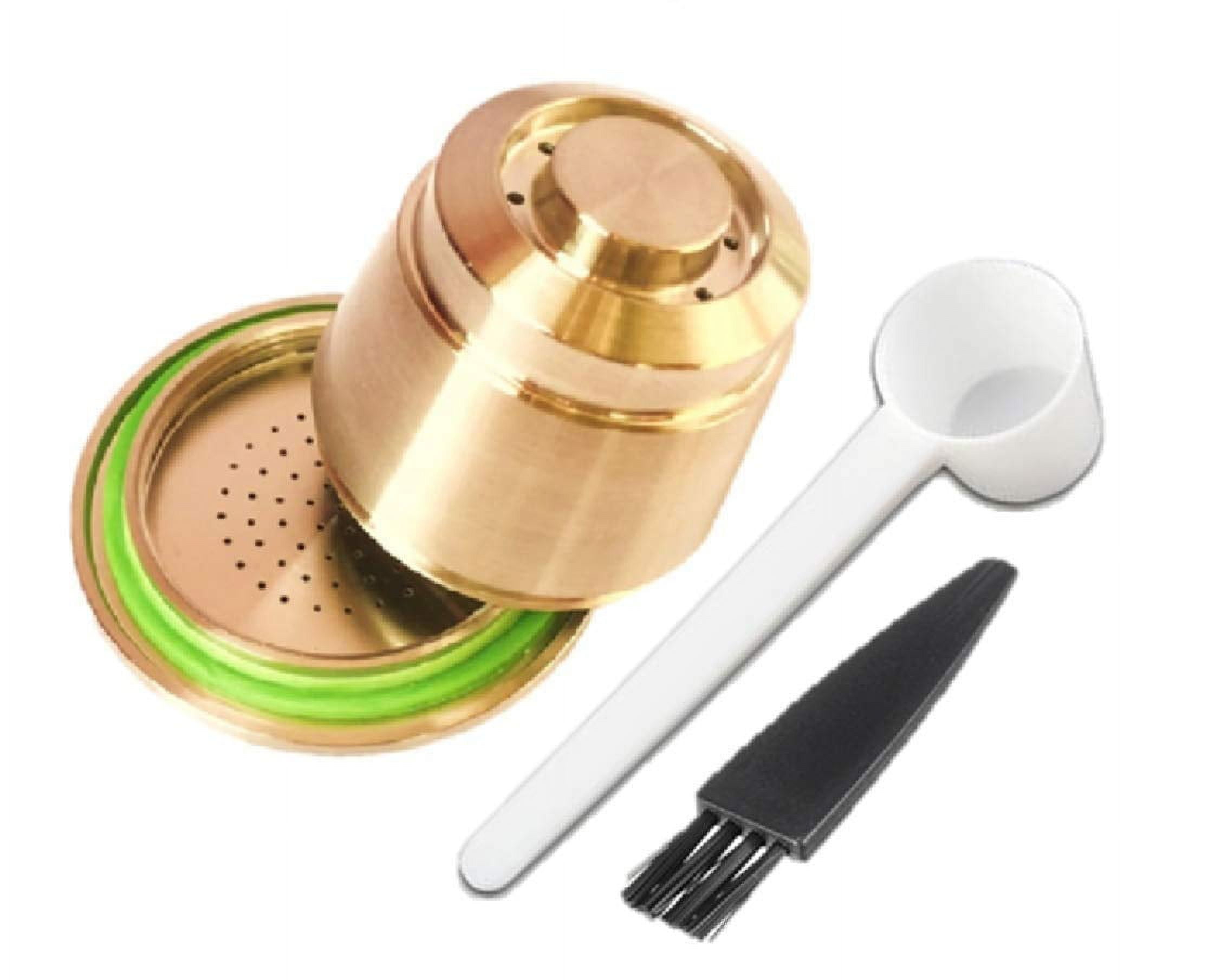 GoldTone Brand Reusable Stainless Steel Pod fits Nespresso Brewers and ...