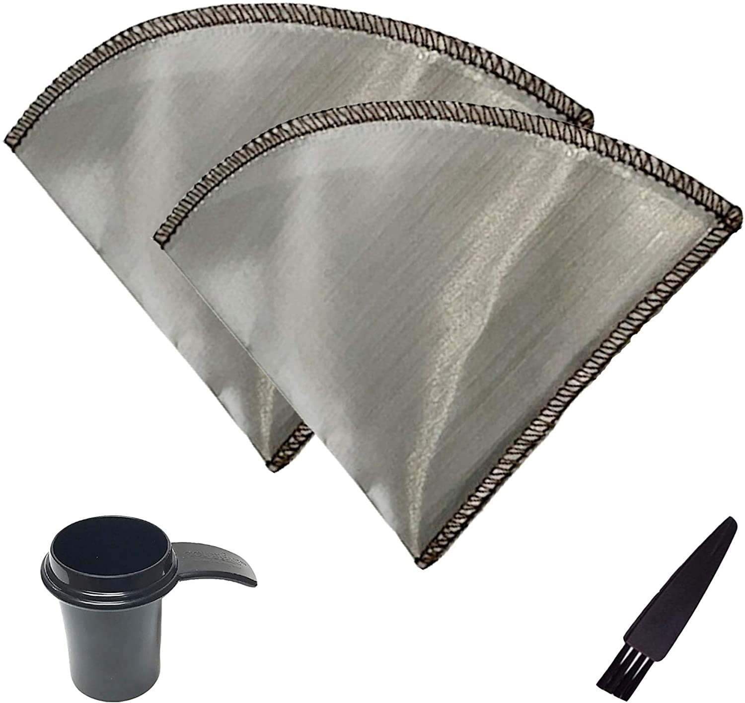 GoldTone Reusable Pour Over Coffee Filter - Flexible Stainless Steel ...