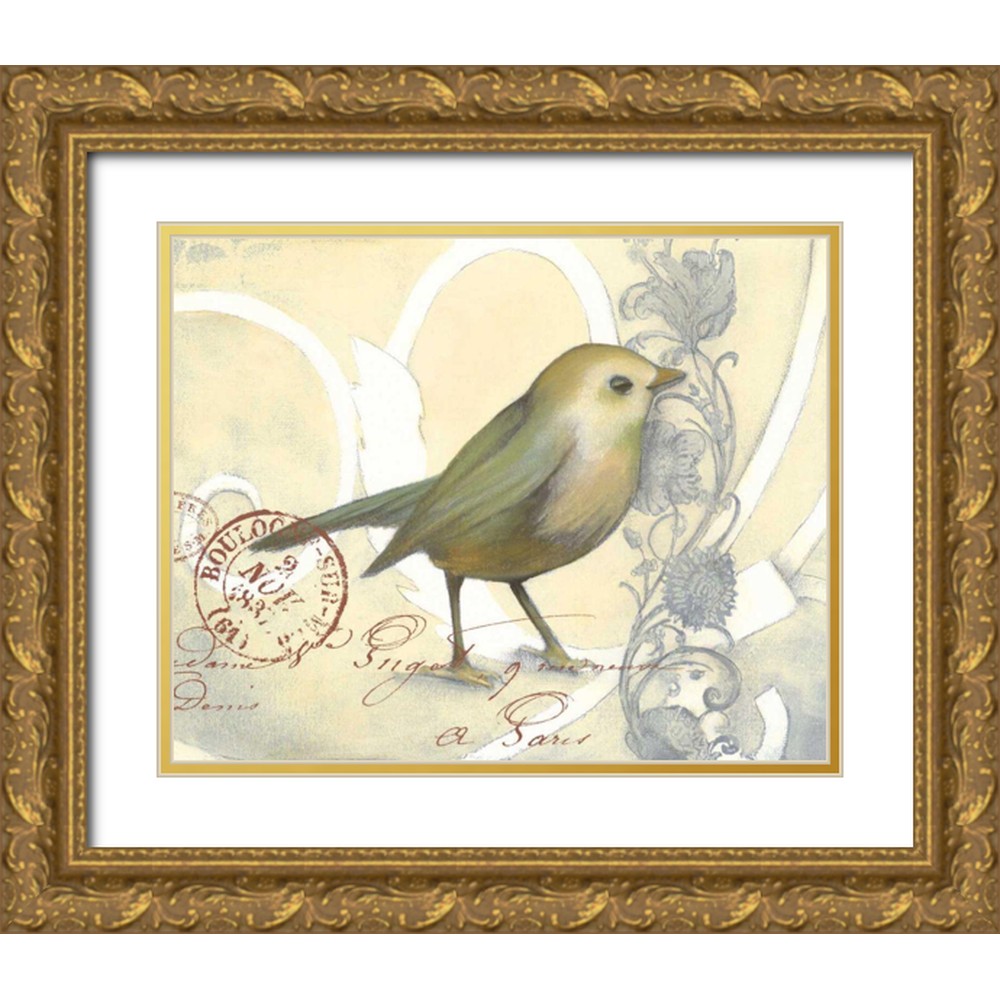 Goldberger, Jennifer 14x12 Gold Ornate Wood Framed with Double Matting ...