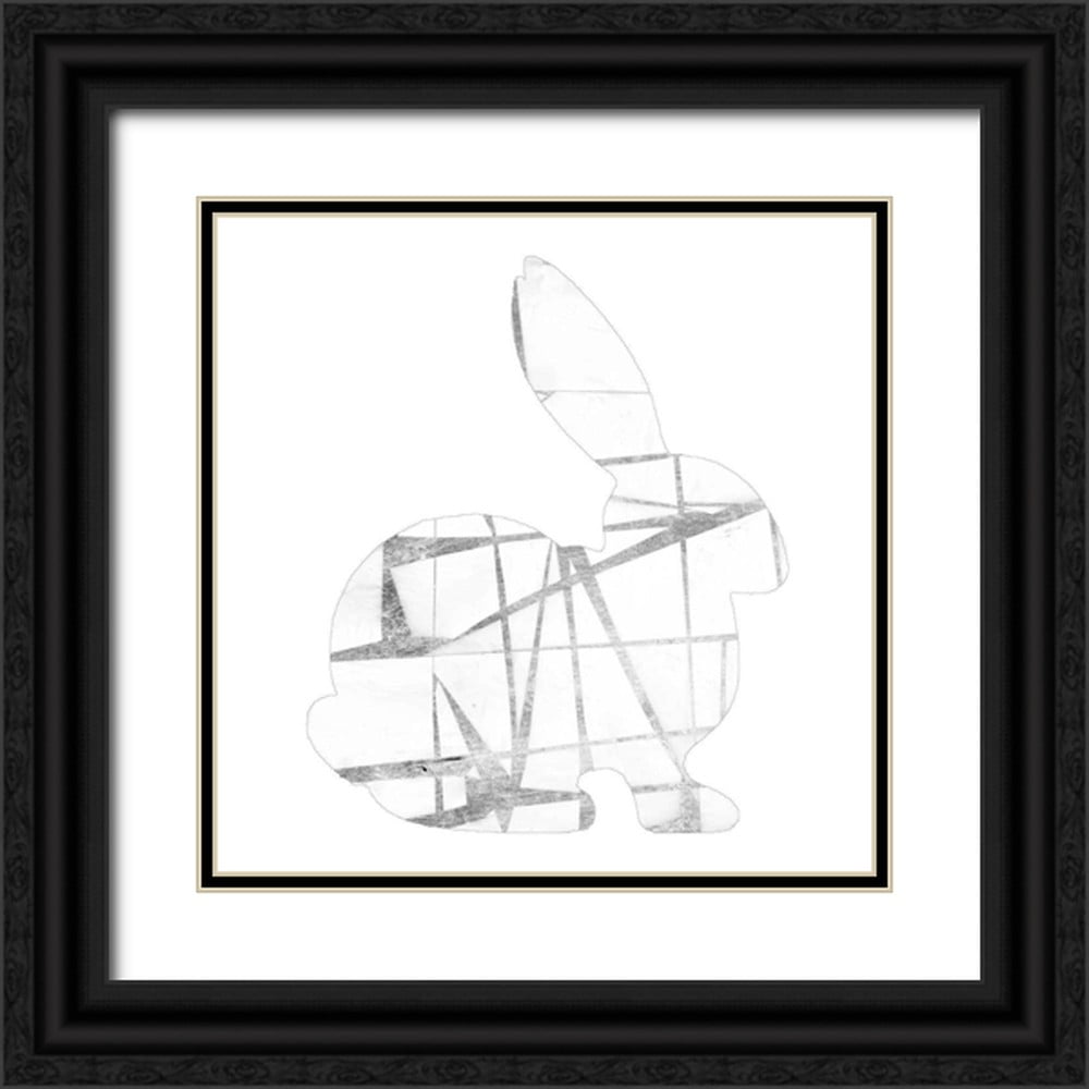 Goldberger, Jennifer 15x15 Black Ornate Wood Framed with Double Matting ...