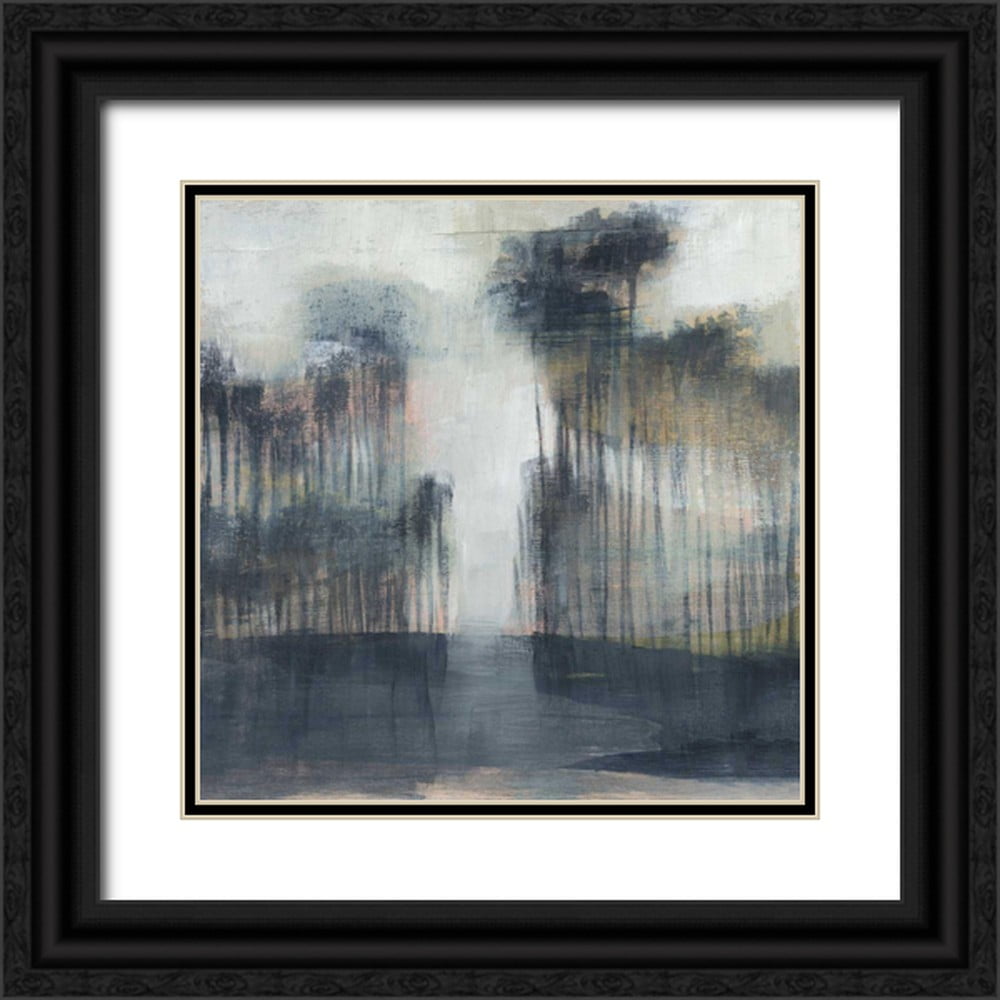 Goldberger, Jennifer 15x15 Black Ornate Wood Framed with Double Matting ...