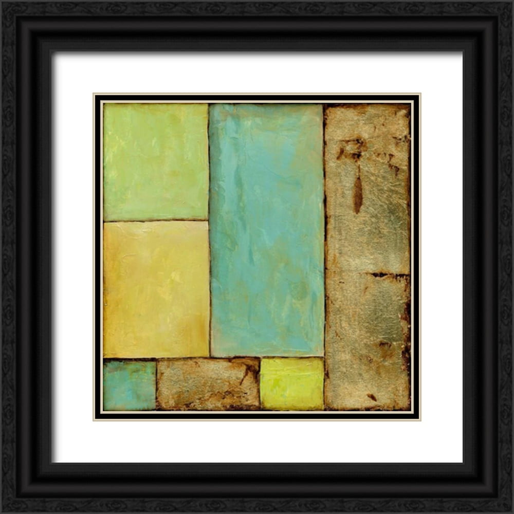 Goldberger, Jennifer 15x15 Black Ornate Wood Framed with Double Matting ...