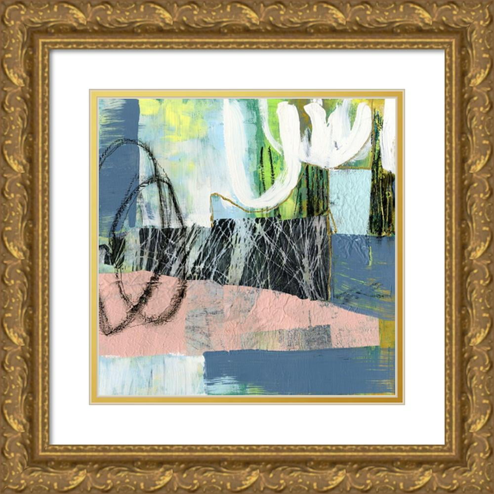Goldberger, Jennifer 15x15 Gold Ornate Wood Framed with Double Matting ...
