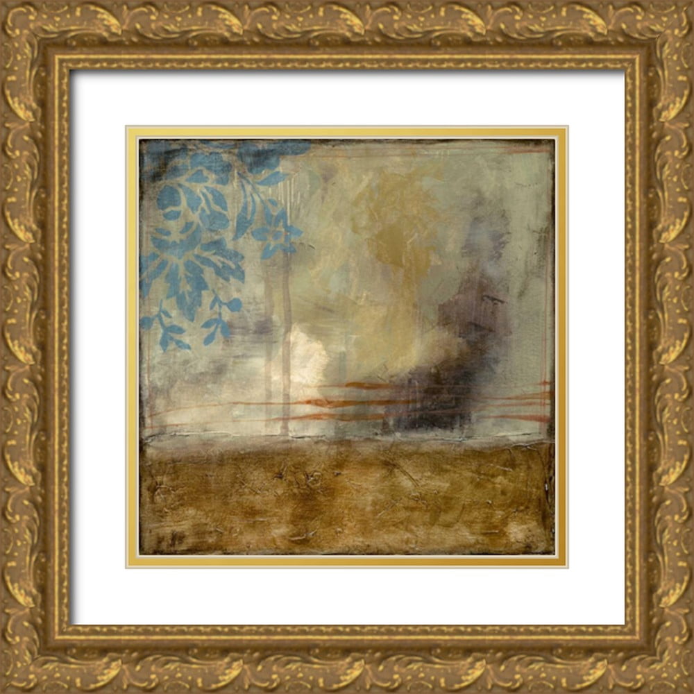Goldberger, Jennifer 15x15 Gold Ornate Wood Framed with Double Matting ...