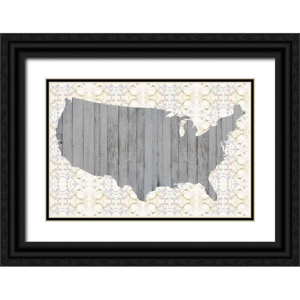 Goldberger, Jennifer 18x13 Black Ornate Wood Framed with Double Matting ...
