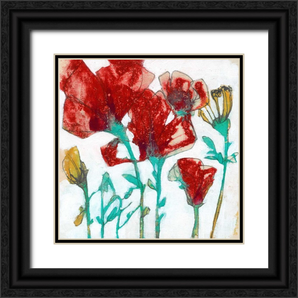Goldberger, Jennifer 20x20 Black Ornate Wood Framed with Double Matting ...