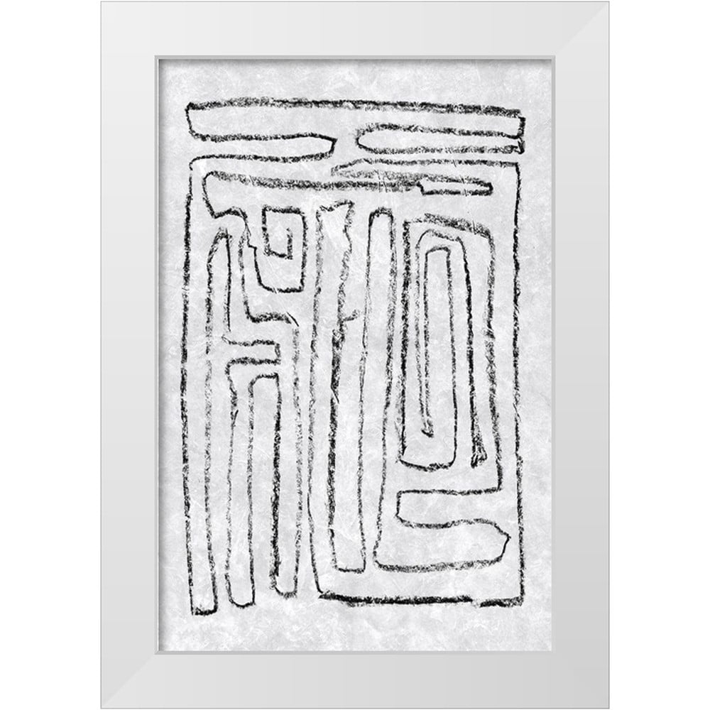 Goldberger, Jennifer 23x32 White Modern Wood Framed Museum Art Print Titled - Black and White ...