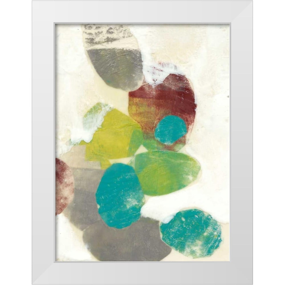 Goldberger, Jennifer 25x32 White Modern Wood Framed Museum Art Print Titled - Ethereal Orbs II ...