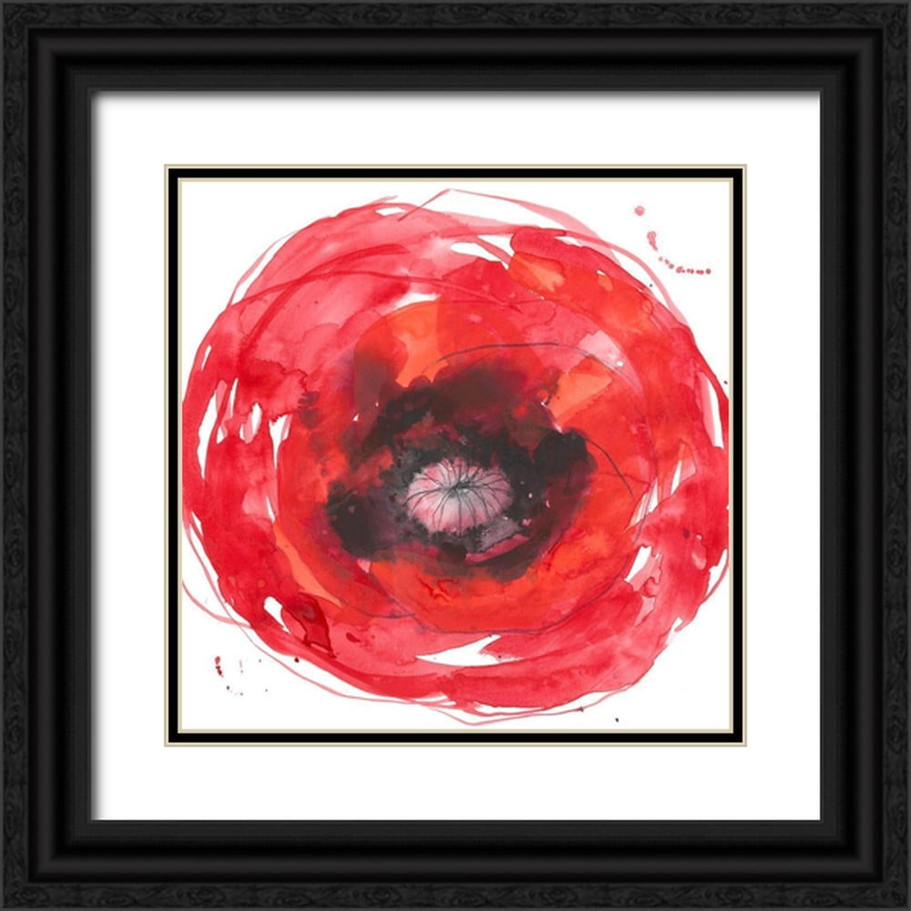 Goldberger, Jennifer 26x26 Black Ornate Wood Framed with Double Matting ...