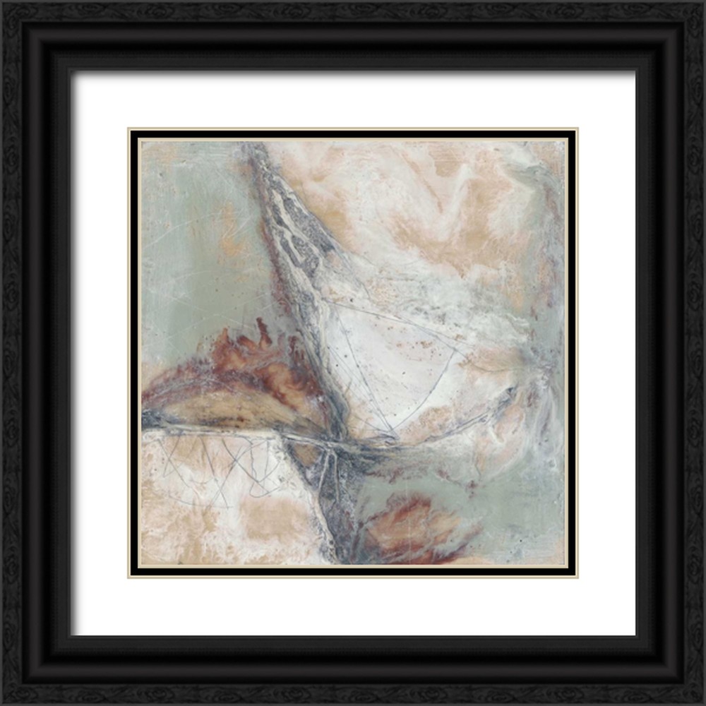 Goldberger, Jennifer 26x26 Black Ornate Wood Framed with Double Matting ...