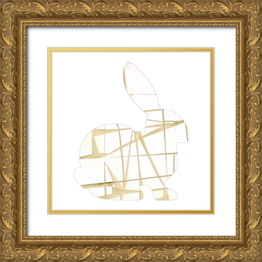 Goldberger, Jennifer 26x26 Gold Ornate Wood Framed with Double Matting ...