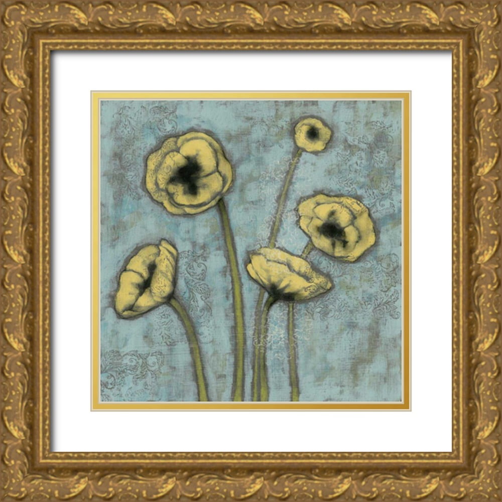 Goldberger, Jennifer 26x26 Gold Ornate Wood Framed with Double Matting ...