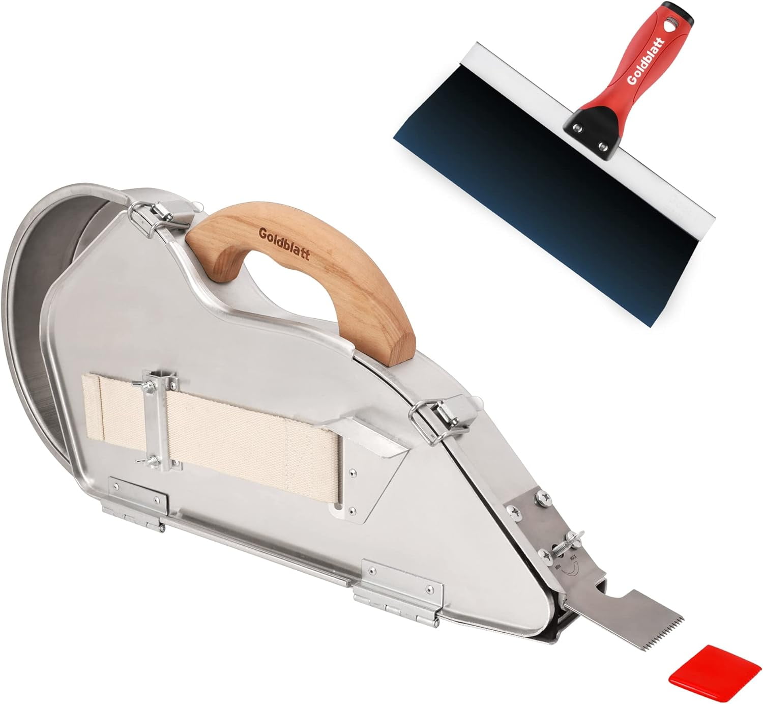 Goldblatt Banjo Tape Set Drywall Taping Tools with 10" Blue Steel ...