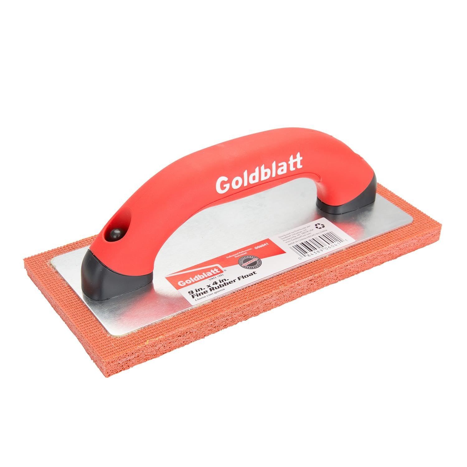 Goldblatt G06041 Fine Sponge Rubber Float, Red, 9" x 4", Each - Walmart.com