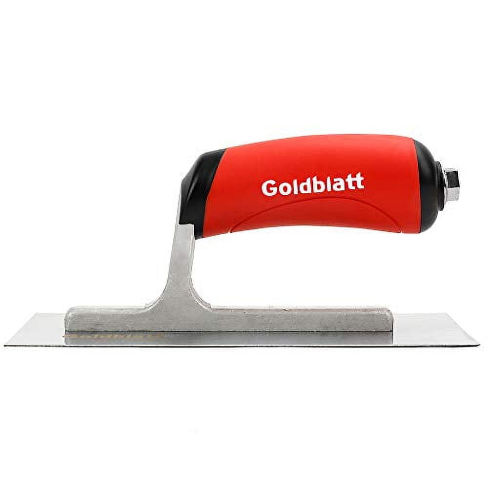 Goldblatt Masonry Finishing Trowel, 8-inch by 3-inch, with Soft Grip ...