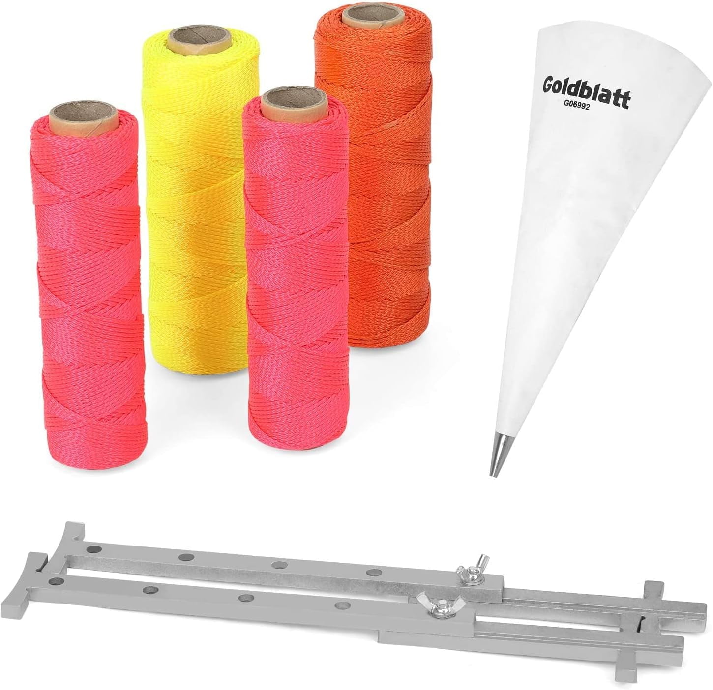 Goldblatt Masonry Nylon String Line Set Includes 4 Pieces Braided Mason ...